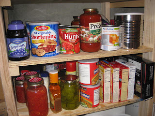 Home food storage: Where to put all this food storage