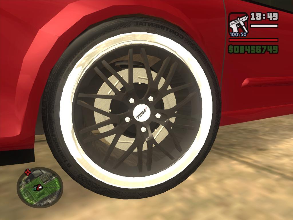 Mods GTA San Andreas: Roda Tsw Legend
