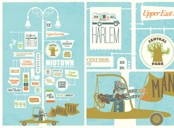 The Artful Home: Jim Datz Brooklyn Poster