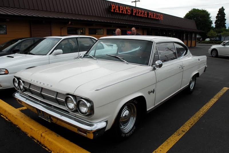 OLD PARKED CARS.: 1966 Rambler Marlin.