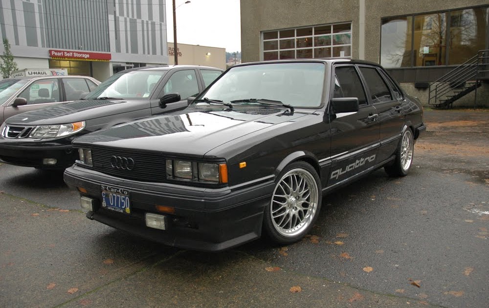 OLD PARKED CARS.: 1984 Audi 4000CS Quattro.