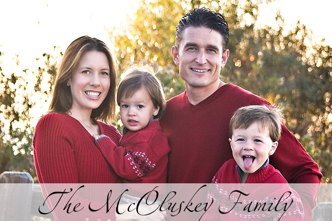 McCluskey Family: Pix from Kim