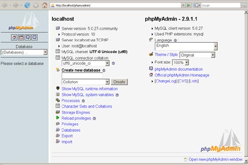 andhika maulana: Membuat database MySQL dan tabel menggunakan phpMyAdmin