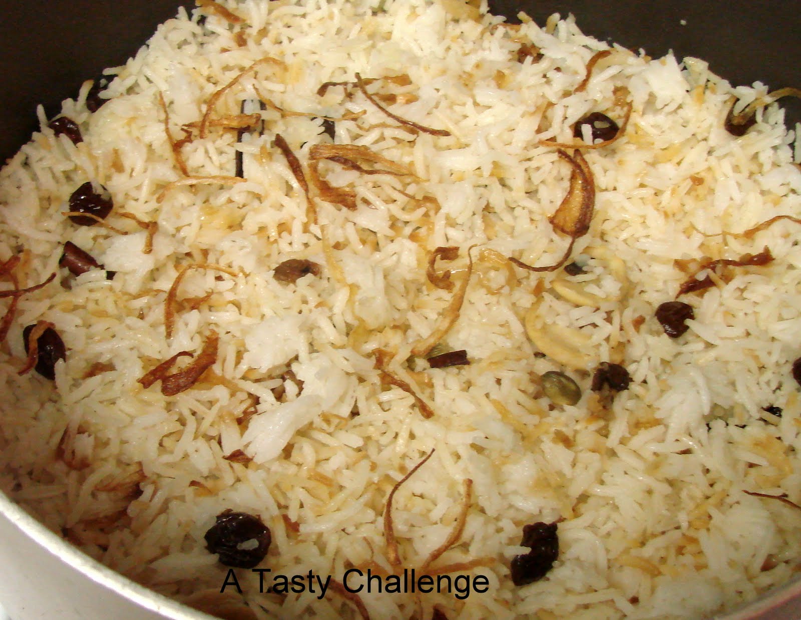 A Tasty Challenge.....: Ghee Rice/ Neychor