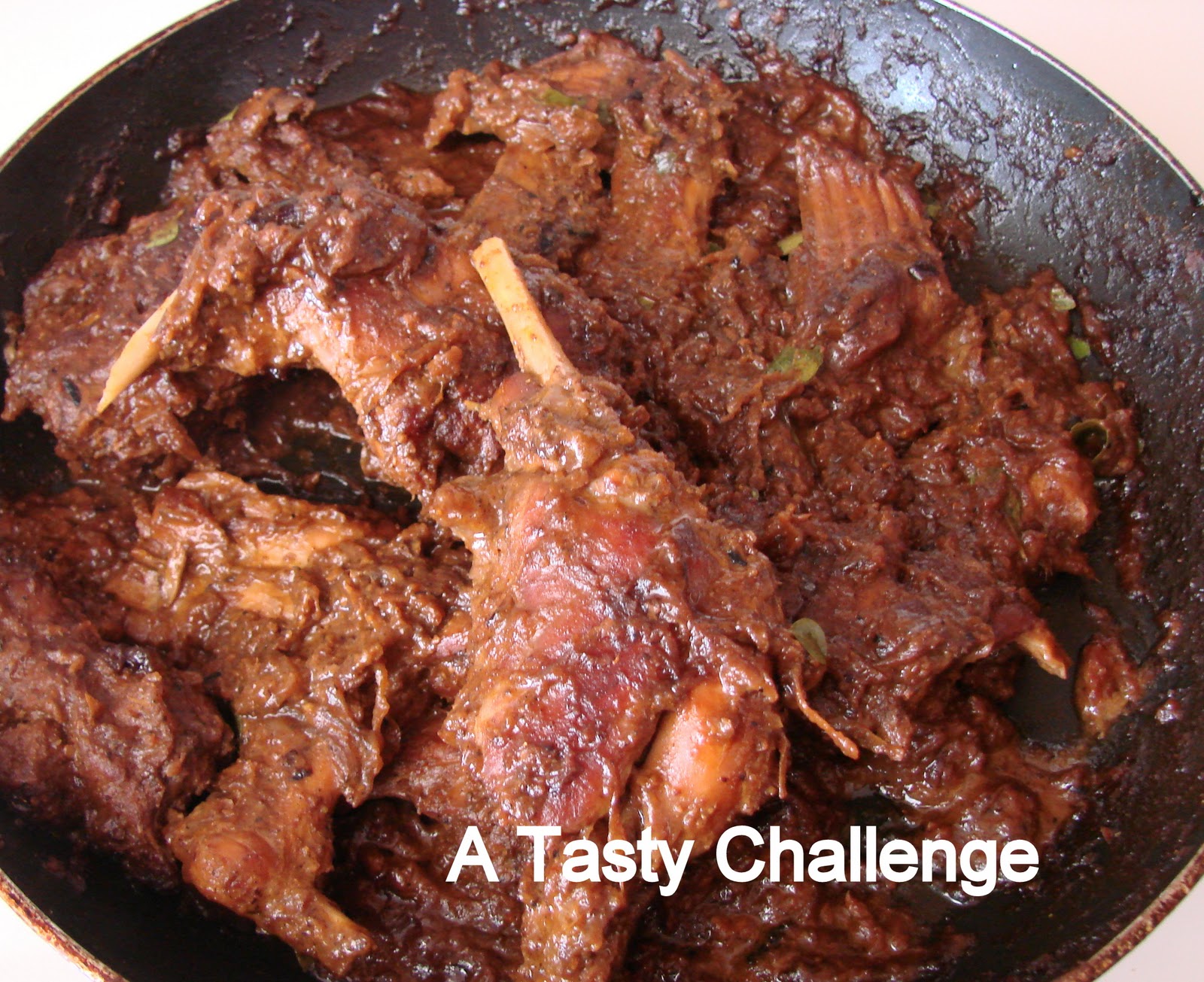 A Tasty Challenge.....: Rabbit Roast