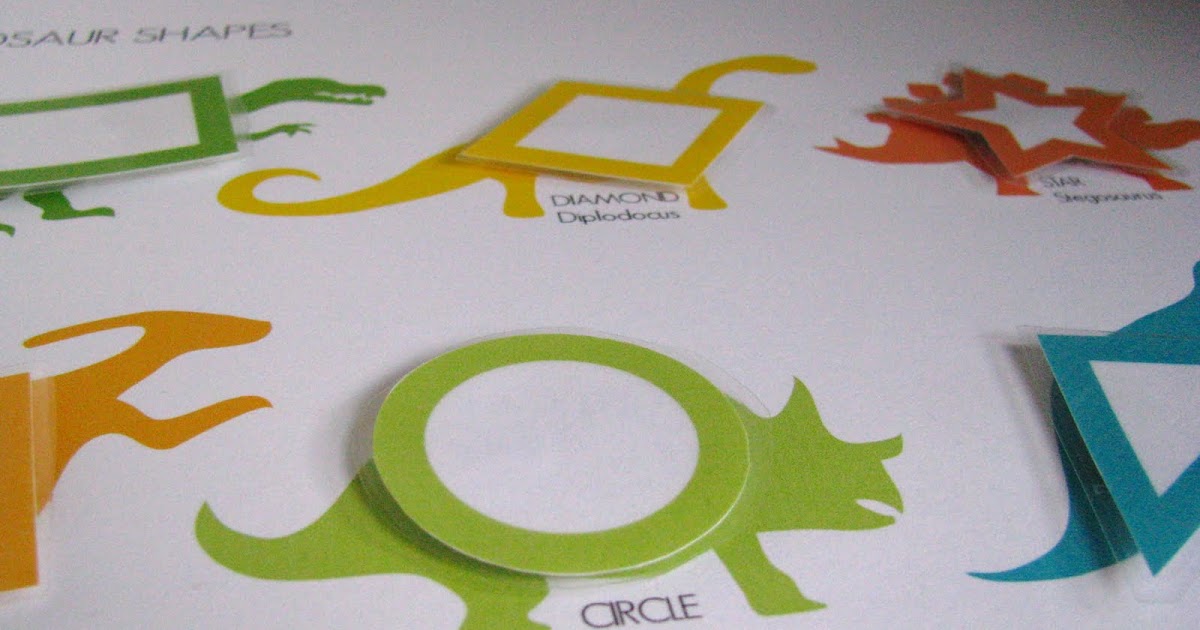 Yellow Mums: FF-Dinosaur Shapes