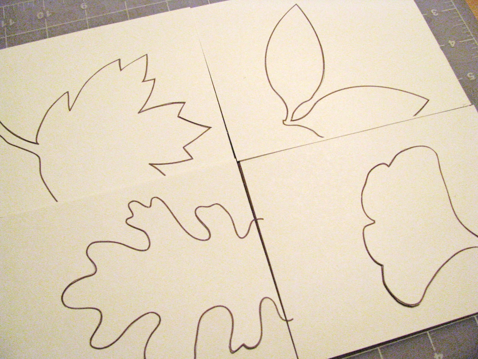 Yellow Mums: Freebie Friday-Fall Leaf Cutouts