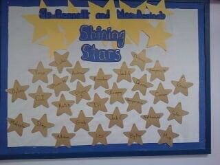 Mrs. Devine's Class: Shining Stars Bulletin Board