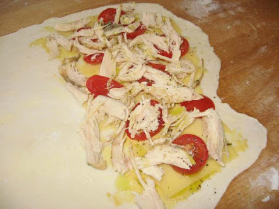 Kathy cuisine avec vous: La piadina... un calzone dans la poêle!