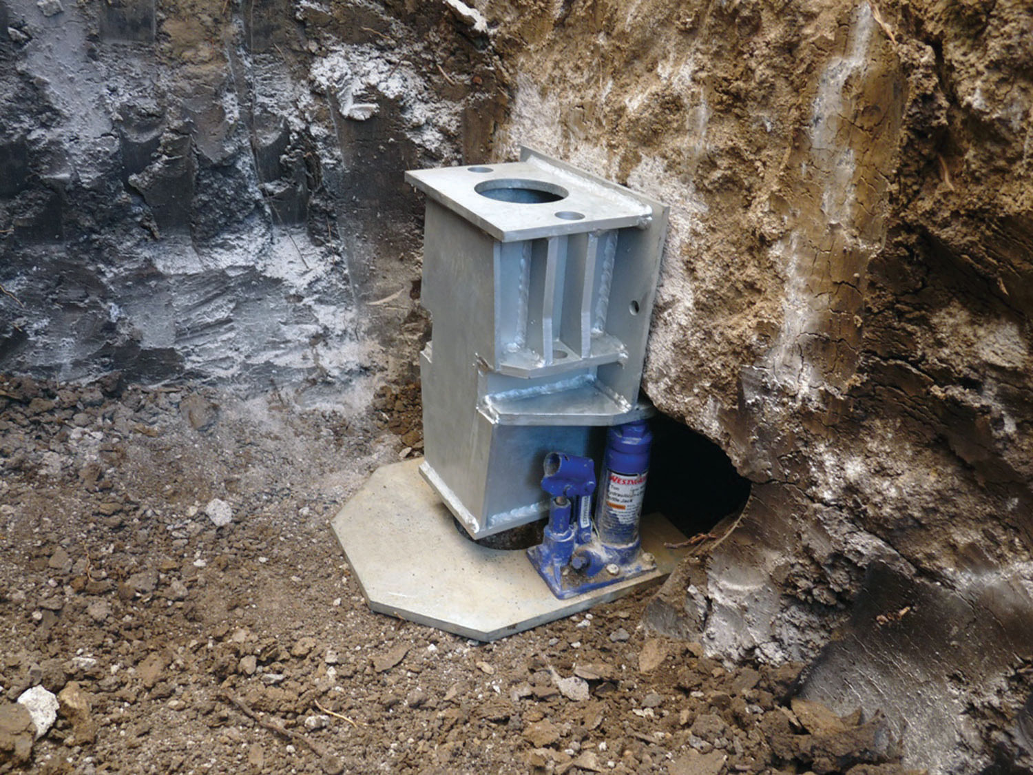 My Foundation Guy: How Do You Know How Deep to Push a Push Pier?