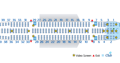 airplane-pics: Air Transat AIRBUS A330-200 seat plan