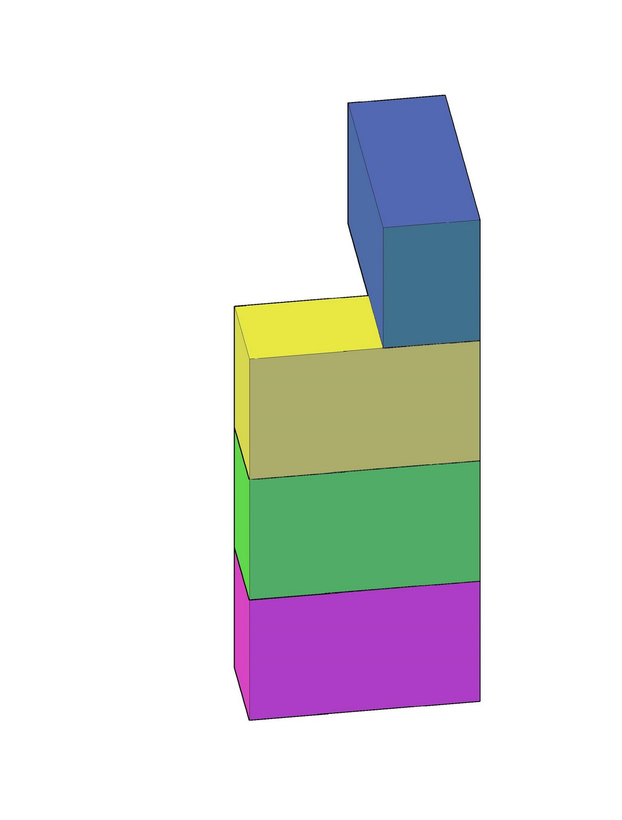 Ejercicios de Dibujo Técnico y CAD: BLOQUES EN 3D