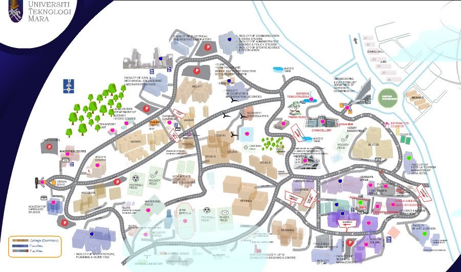 Progress Through Technology: Title UiTM Map
