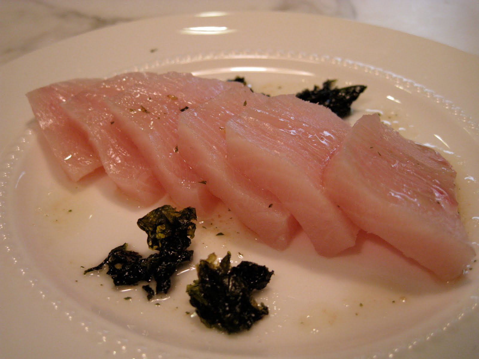 Kinki Channel Rockfish with Pea Shoots, English Peas and Vanilla ...