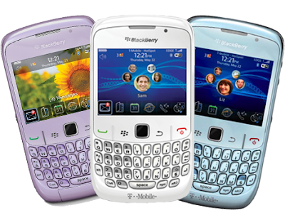 Blackberry 8520 Frost Blue: BLACKBERRY 8520 CURVE VIOLET
