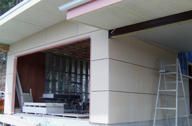 Lee & J's Building Adventure: 22. External cladding