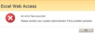 An error has occured in Excel Web Services – LISE RASMUSSEN