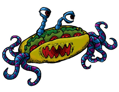 Freaks, Mutants, and Monsters: Flying Subway Sandwich Monster