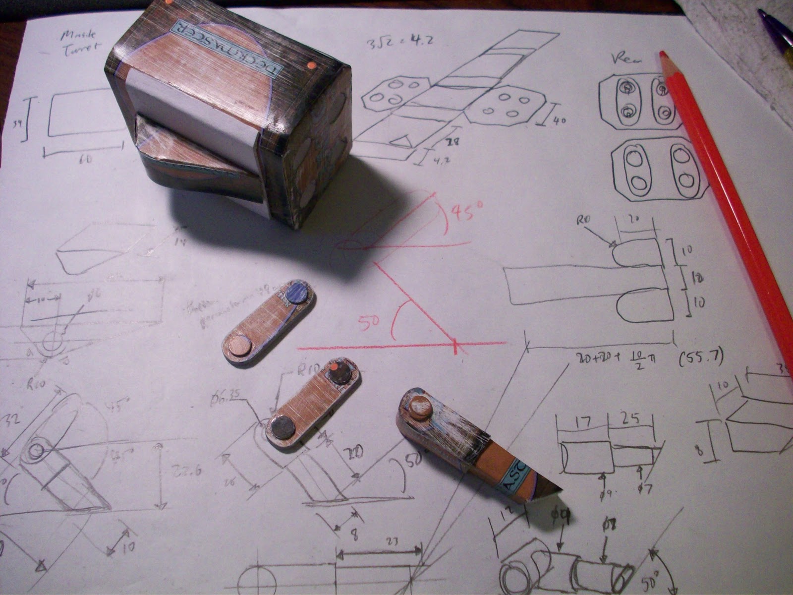 The Vortex: Made of Paper, Glue and Magic: Assembling a Sentry Gun