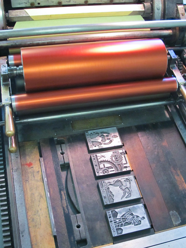 Boston Handmade: Letterpress Printing with Antique Metal Plates