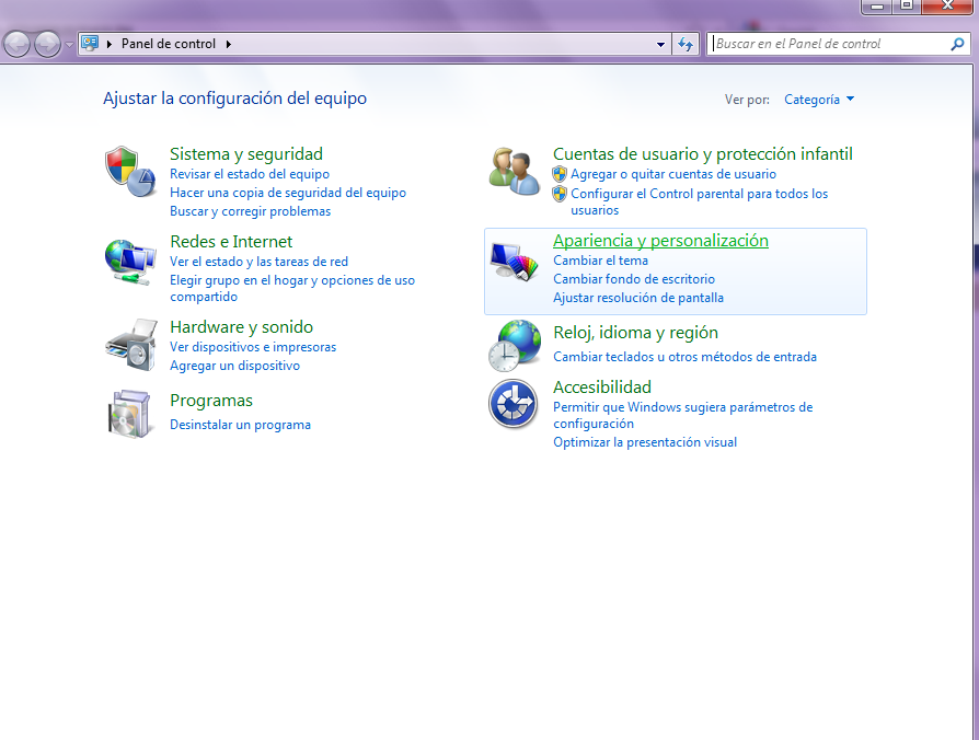 apuntes de informatica: COMO VER LAS EXTENSIONES EN WINDOWS SIETE.