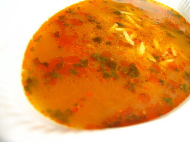 My Turkish Kitchen: KIYMALI ŞEHRİYE ÇORBASI