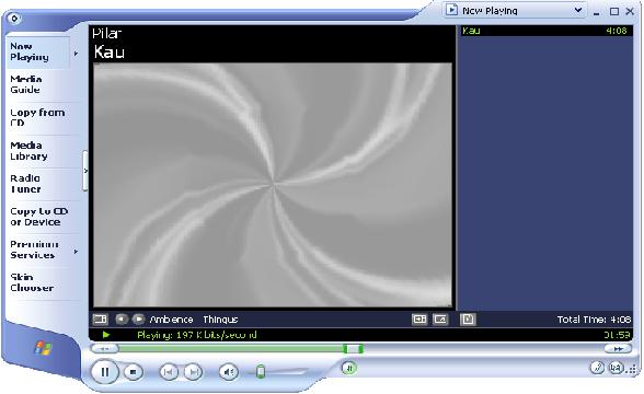 Tampilan Windows Media Player | AZIS LAMAYUDA