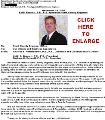 WAS HAMMONTREE'S KEITH BENNETT A WISE CHOICE FOR STARK COUNTY AS COUNTY ...