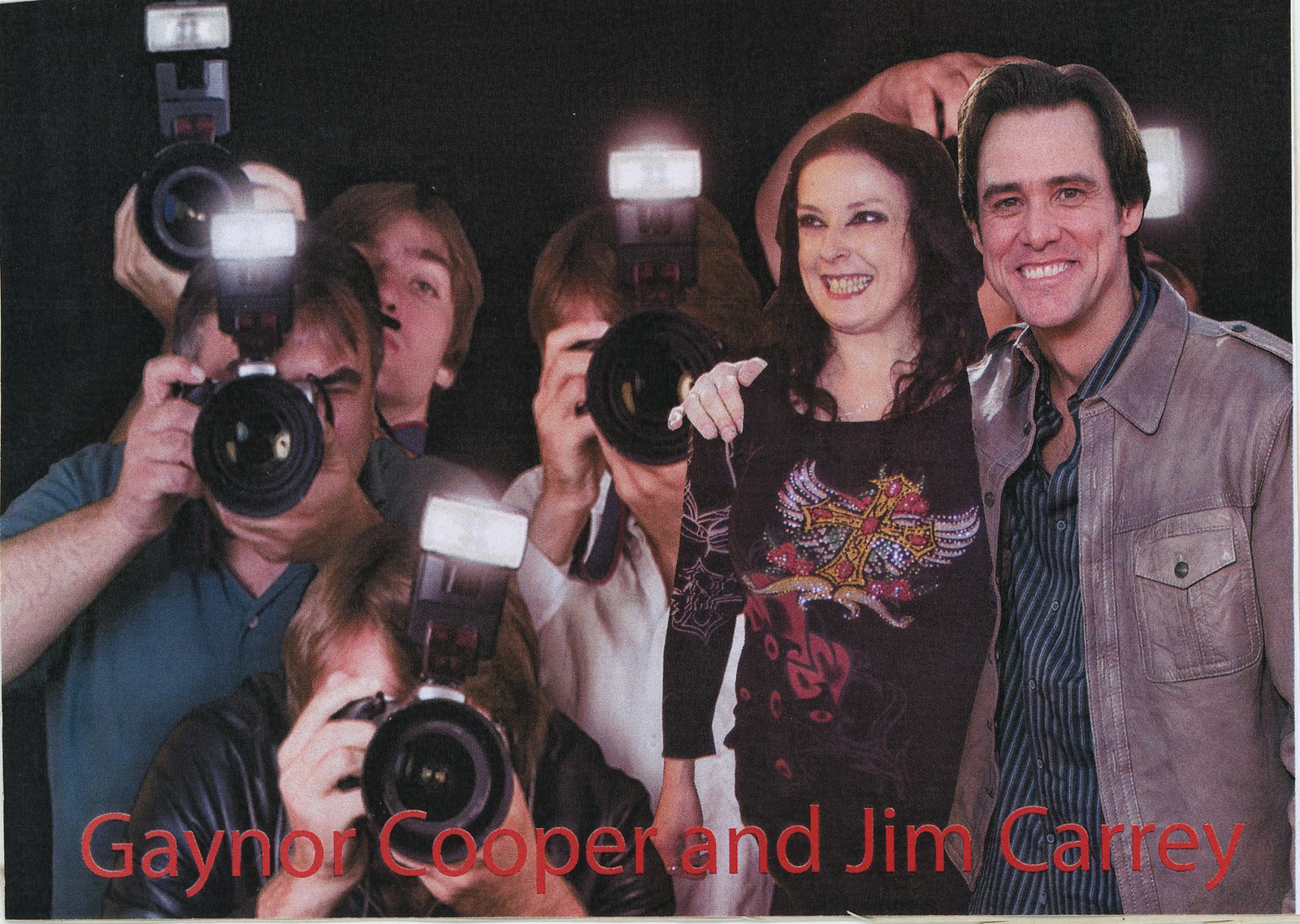 becky cooper: (6 Images) Image 2- Gaynor Cooper and Jim Carrey