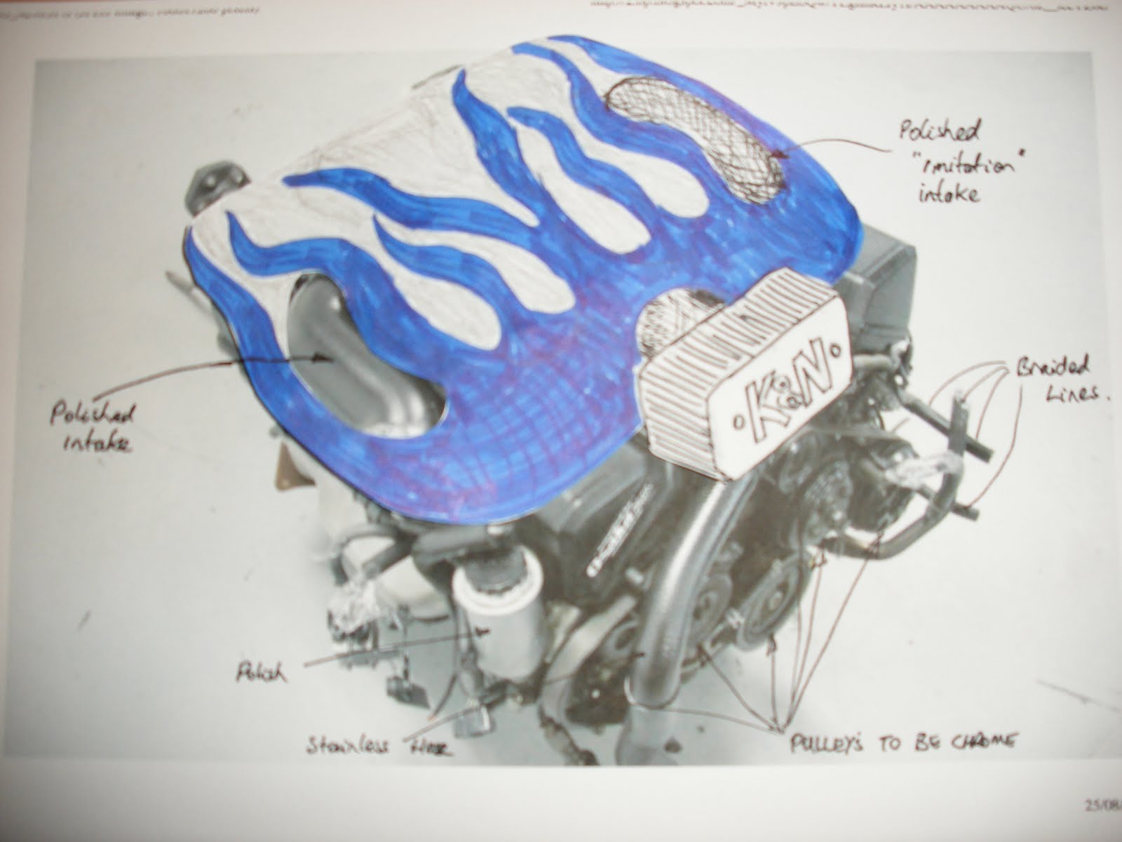 Flaming Ford: Engine - Engine Cover Design
