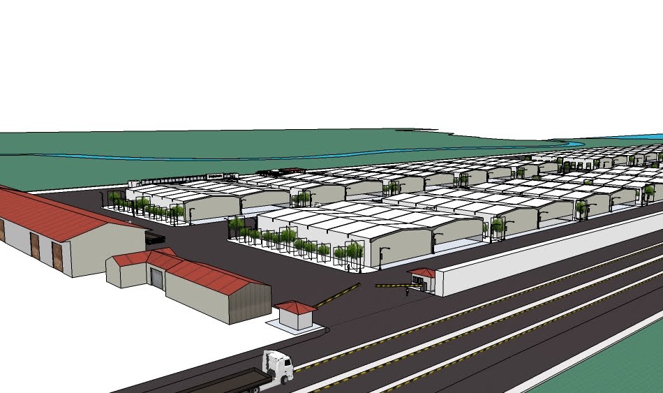 LAMONG BAY International Container Terminal: Kawasan Pergudangan