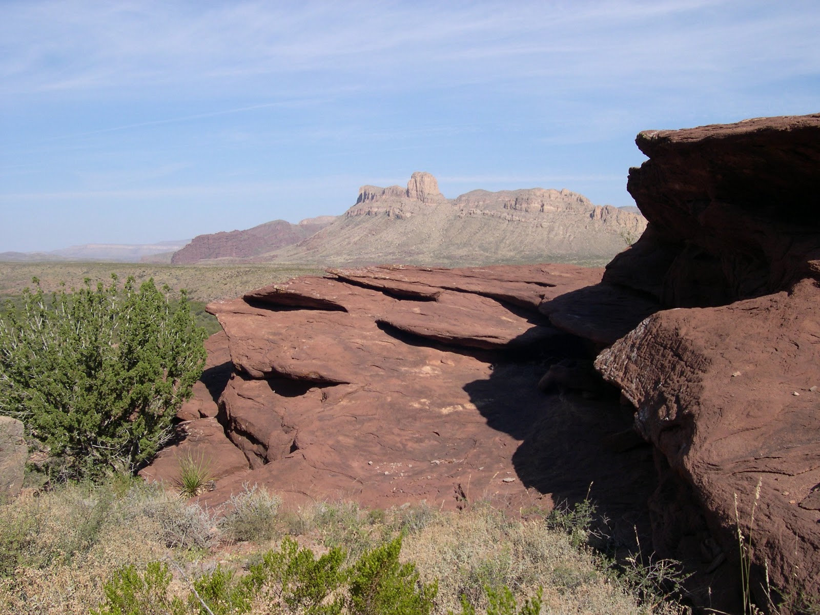 Texas Mountain Trail Daily Photo: Views of Red Rock Ranch