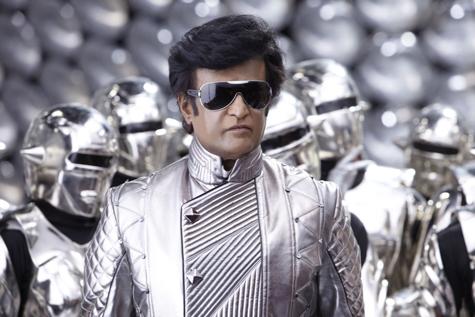 GOLDEN STAR GANESH: Kannada Actor RAJANI in Robot Images& TRAILER