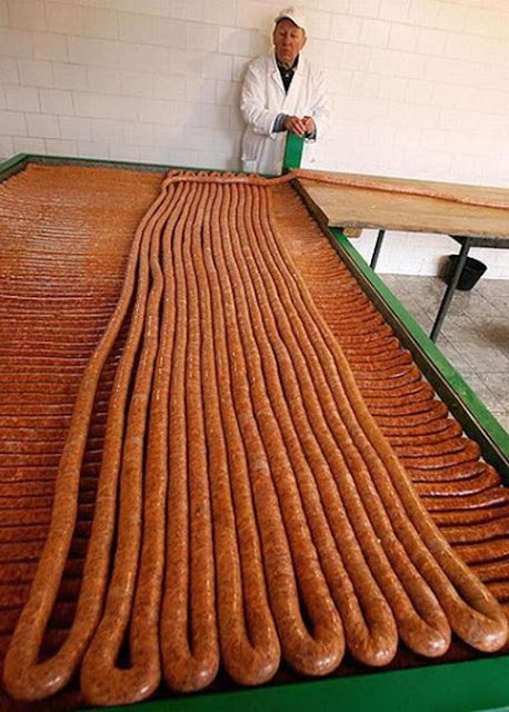 World's Longest Sausage: 6647-feet (2026-meter)