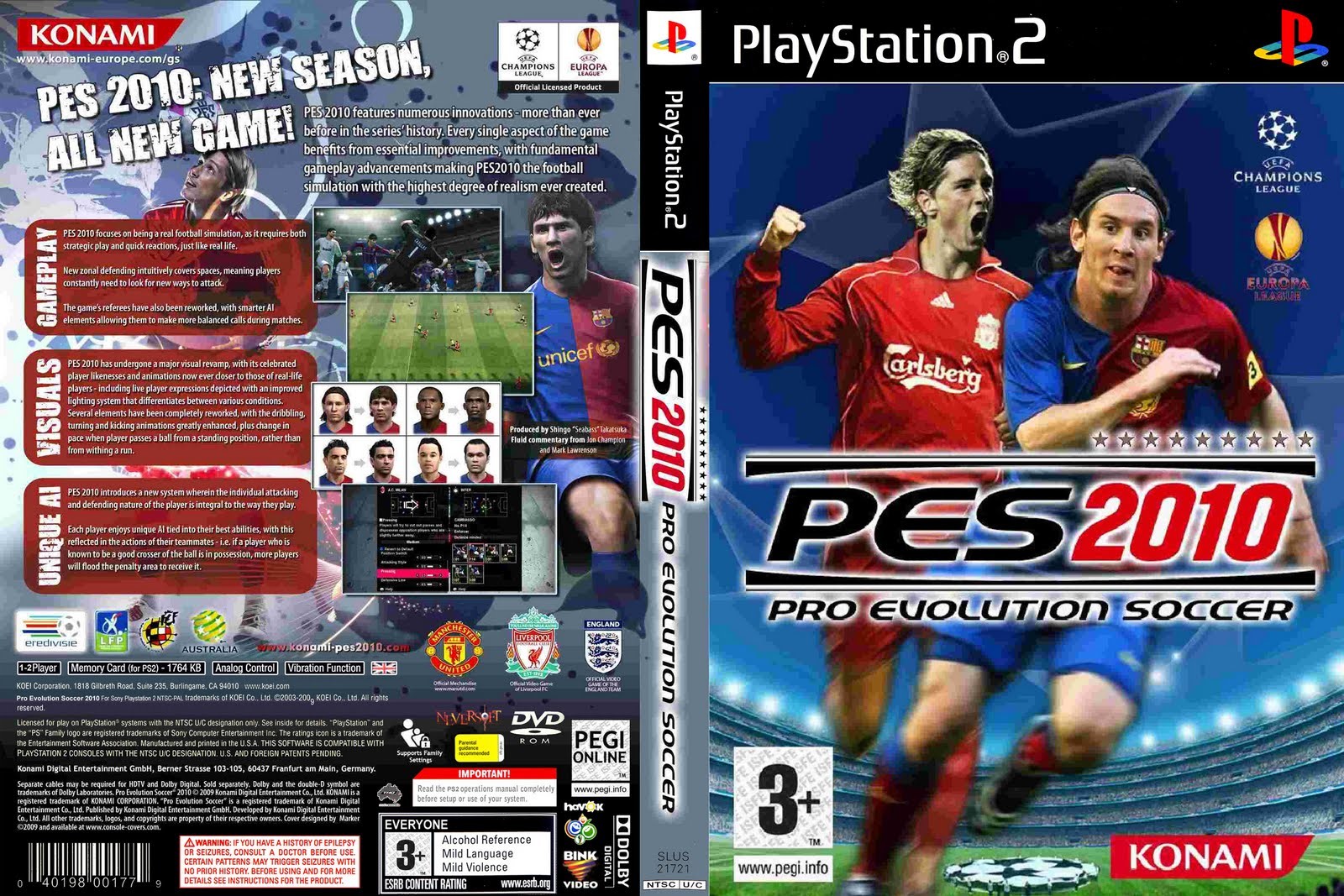 Capas Vox: PRO EVOLUTION SOCCER 2010