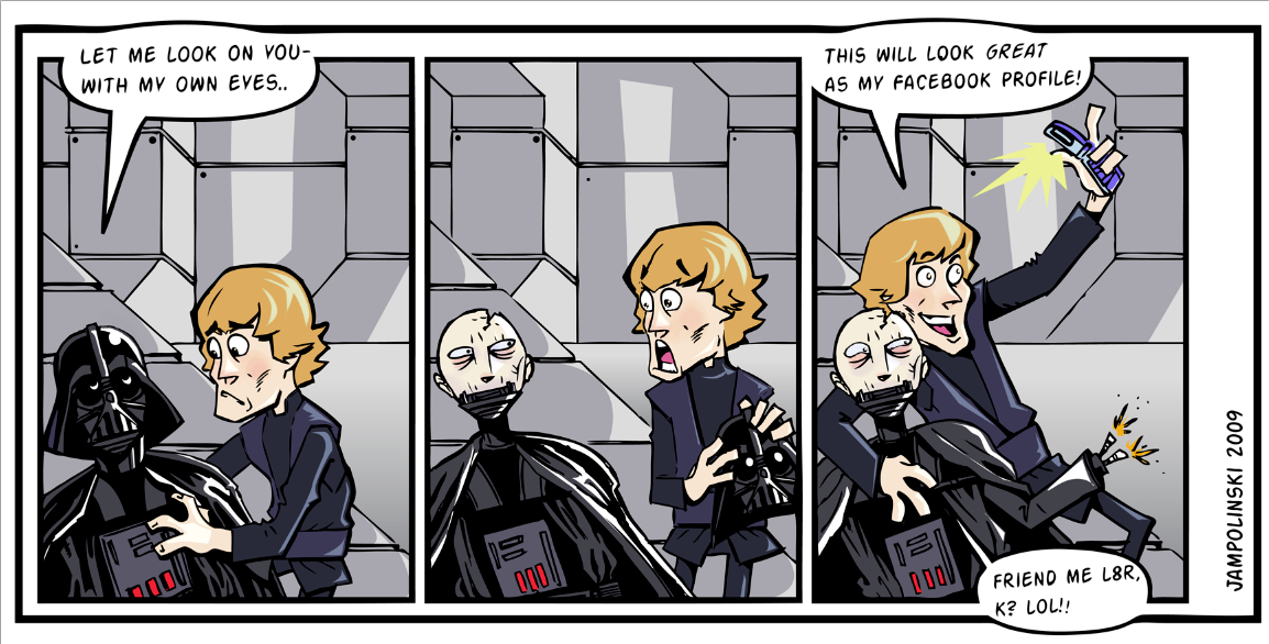 Jampolinski illustration: Star Wars Strip