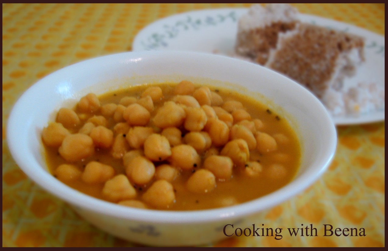 Cooking with Beena: Kadala Curry