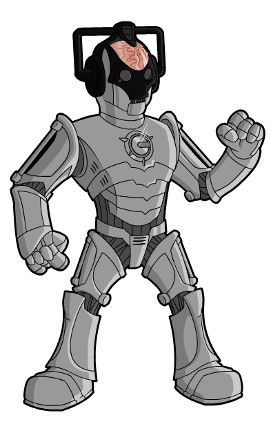 Cyberman Cartoon