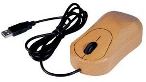 The Eco-Modernist: Wood 3D Optial Computer Mouse
