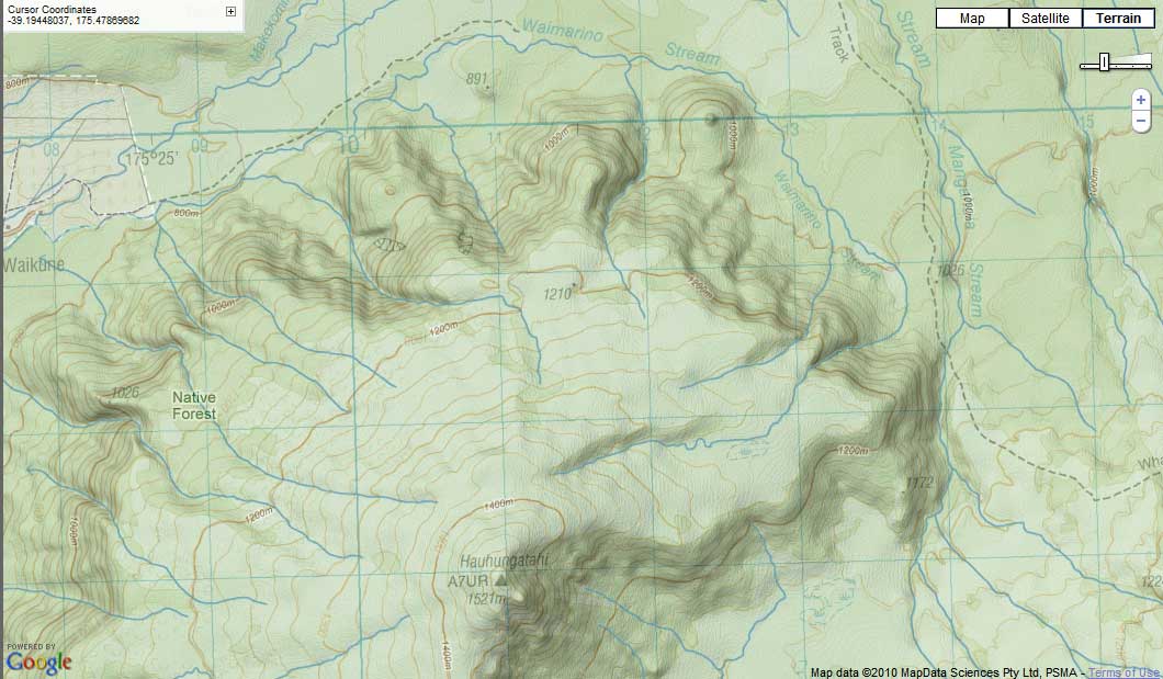 Angular Unconformities: Reading topo maps