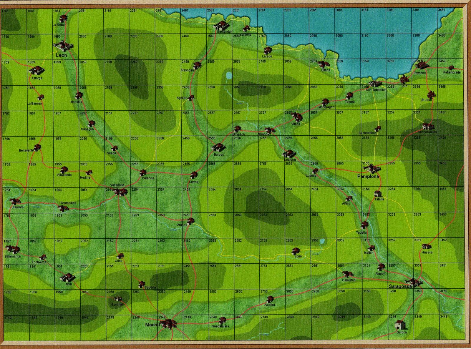 napoleonic wargaming: ProFantasy CC3 Campaign Map