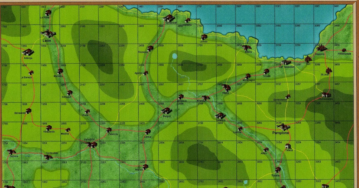 napoleonic wargaming: ProFantasy CC3 Campaign Map