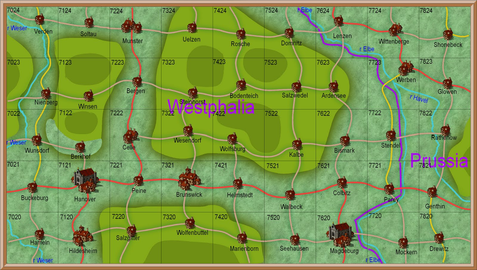 napoleonic wargaming: 1813 Hanover Campaign