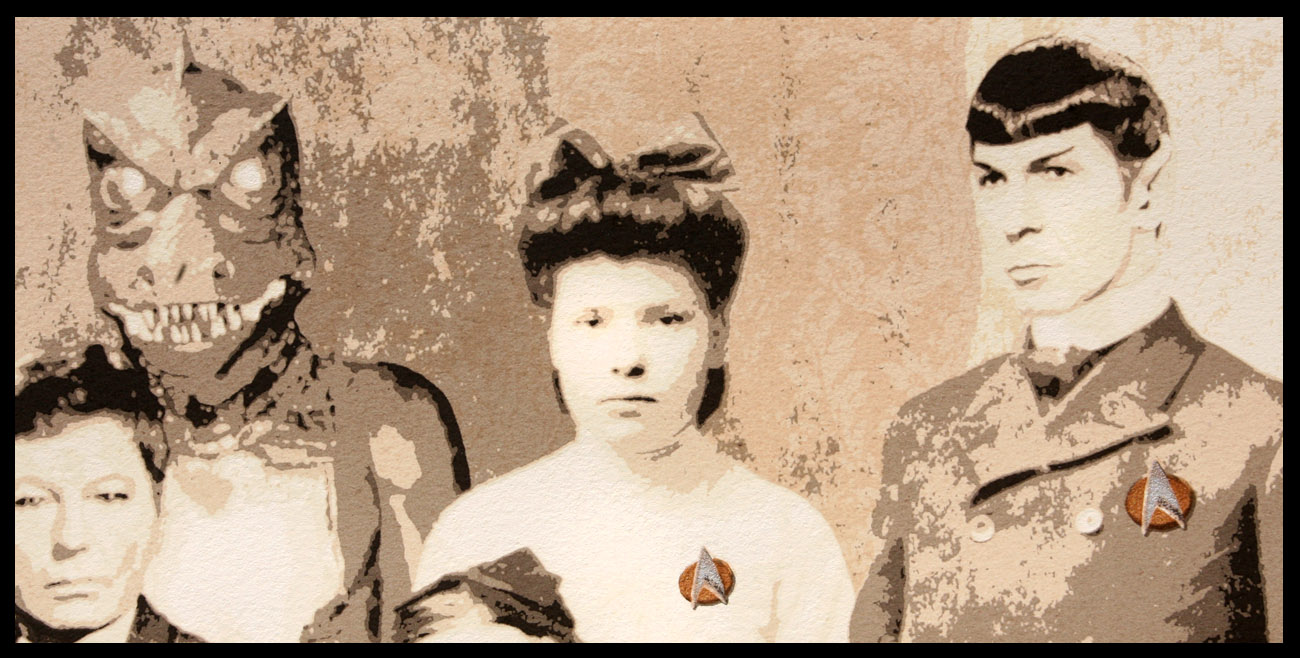 INSIDE THE ROCK POSTER FRAME BLOG: Mr Brainwash Star Trek Generations ...