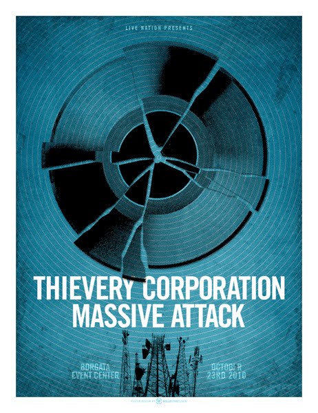 INSIDE THE ROCK POSTER FRAME BLOG: Massive Attack and Thievery ...