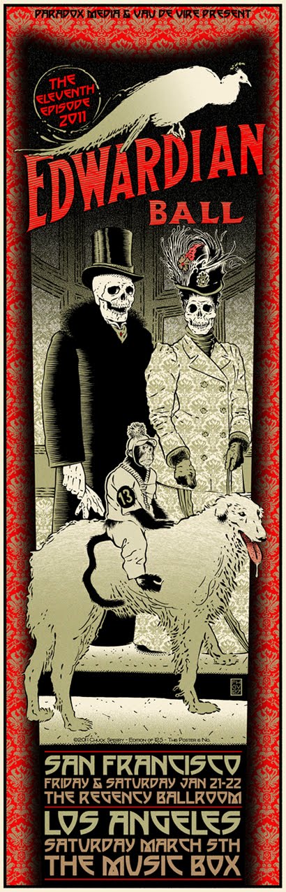 INSIDE THE ROCK POSTER FRAME BLOG: Edwardian Ball 2011 at The Regency ...