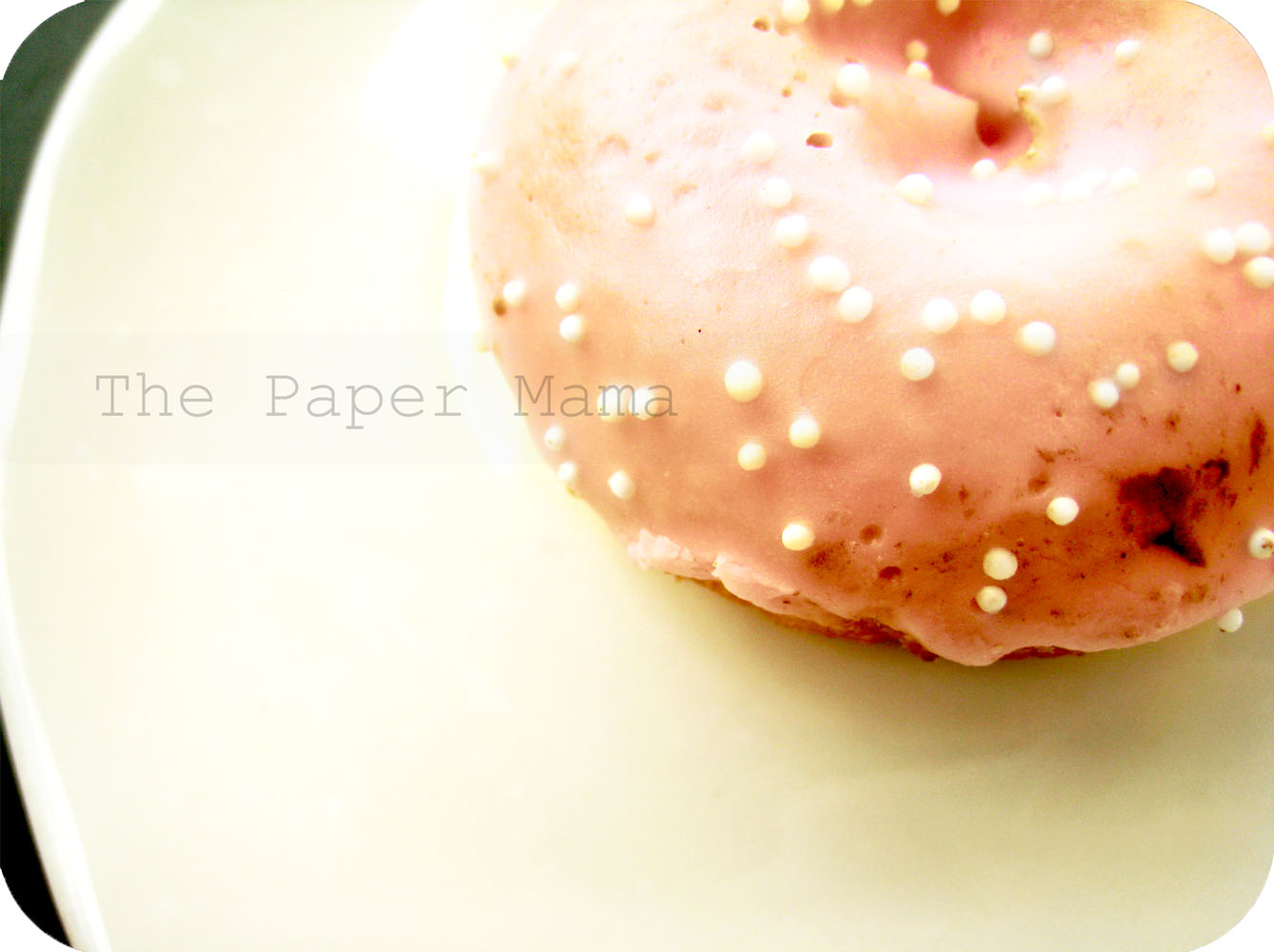 The Paper Lady: Monday's My Pick: Pink Donut