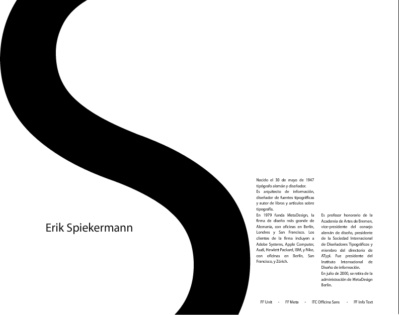 Dars-Design7: Erik Spiekermann - Trabajo de tipografía