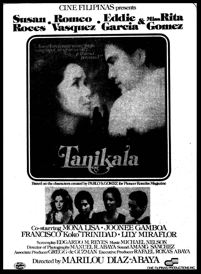 SUSAN ROCES: TANIKALA (1980)