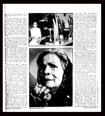 PELIKULA, ATBP.: MARY WALTER